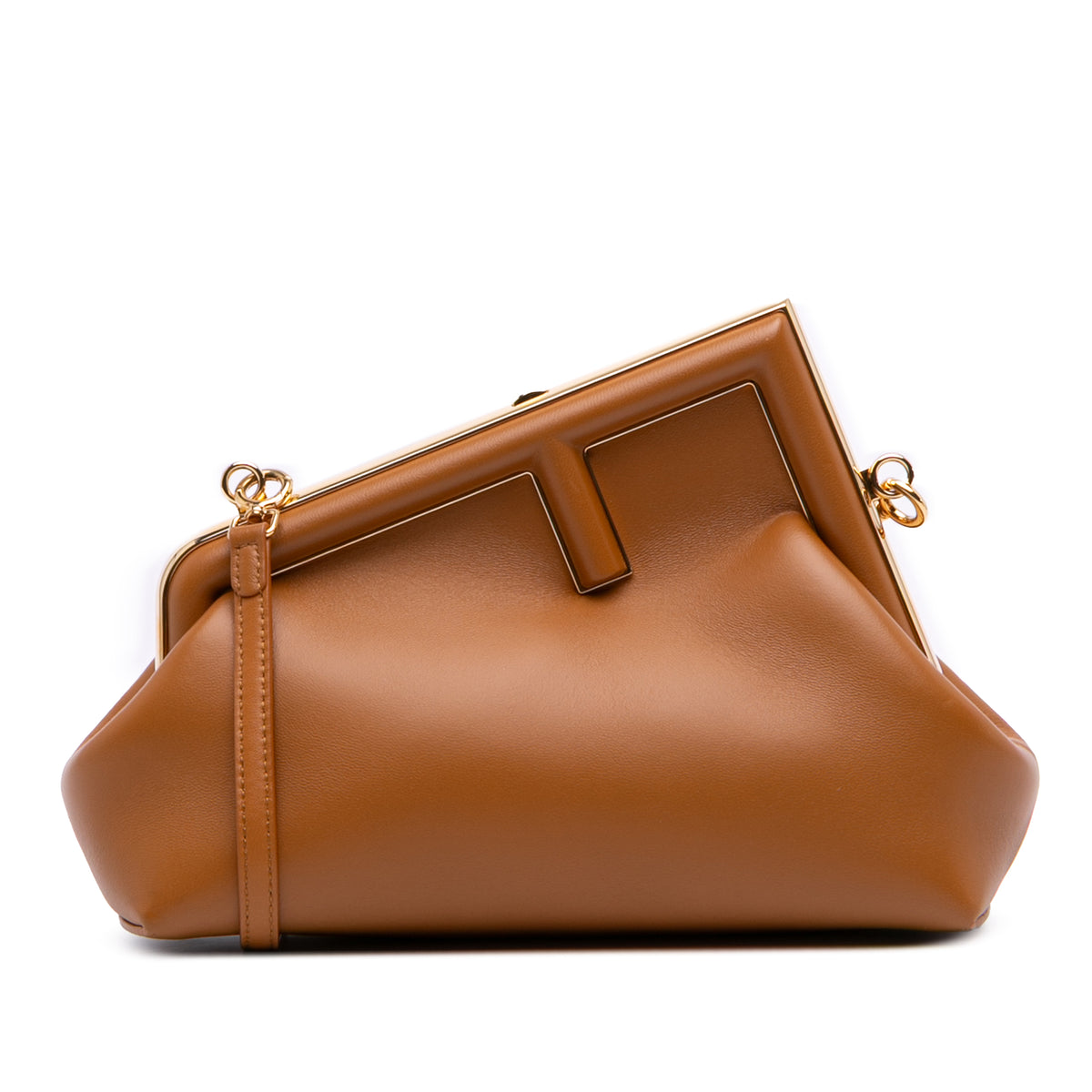 Fendi First small pelle color caramello – Seconda Vita